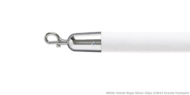 White Velvet Rope for Silver Bollards ⭐️ For Hire ⭐️ Gold Coast ...