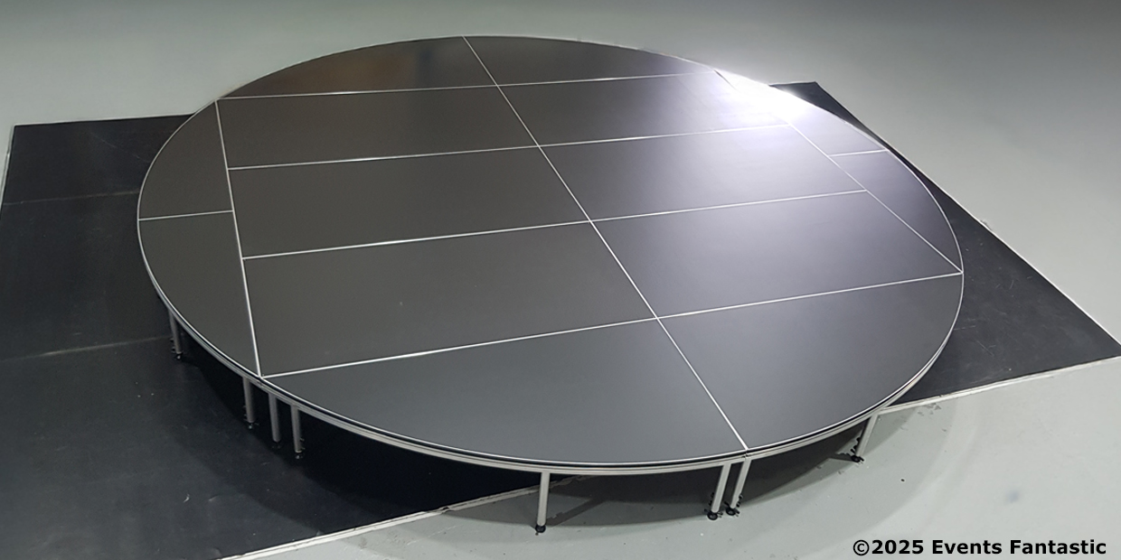 6.1m Circular Stage For Hire ⋆ Events Fantastic Australia