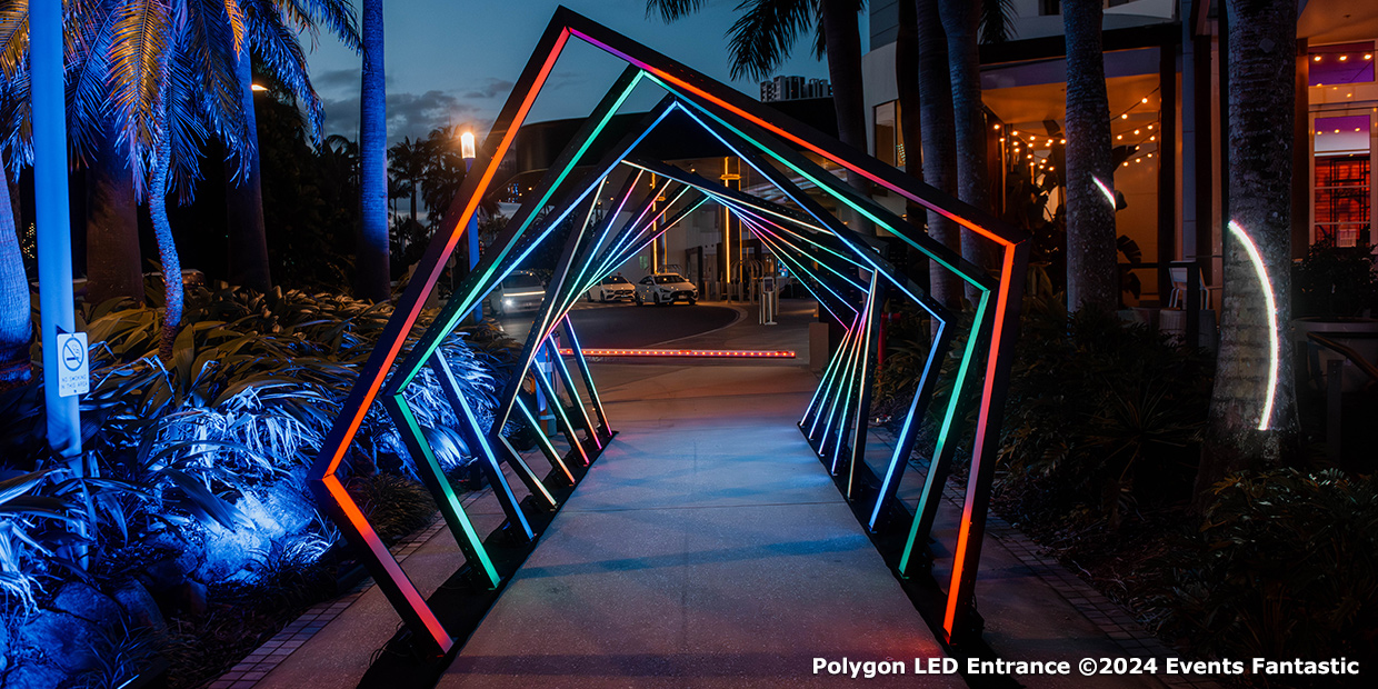 Polygon LED Entrance For Hire ⋆ Events Fantastic Australia